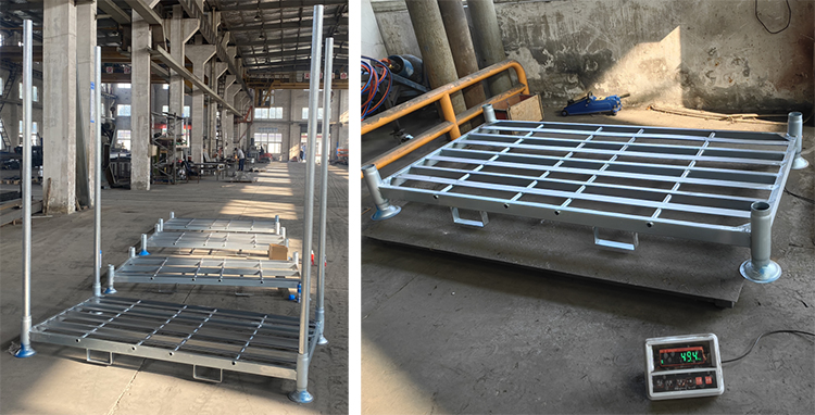 News - Inspection of Stackable Steel Pallet